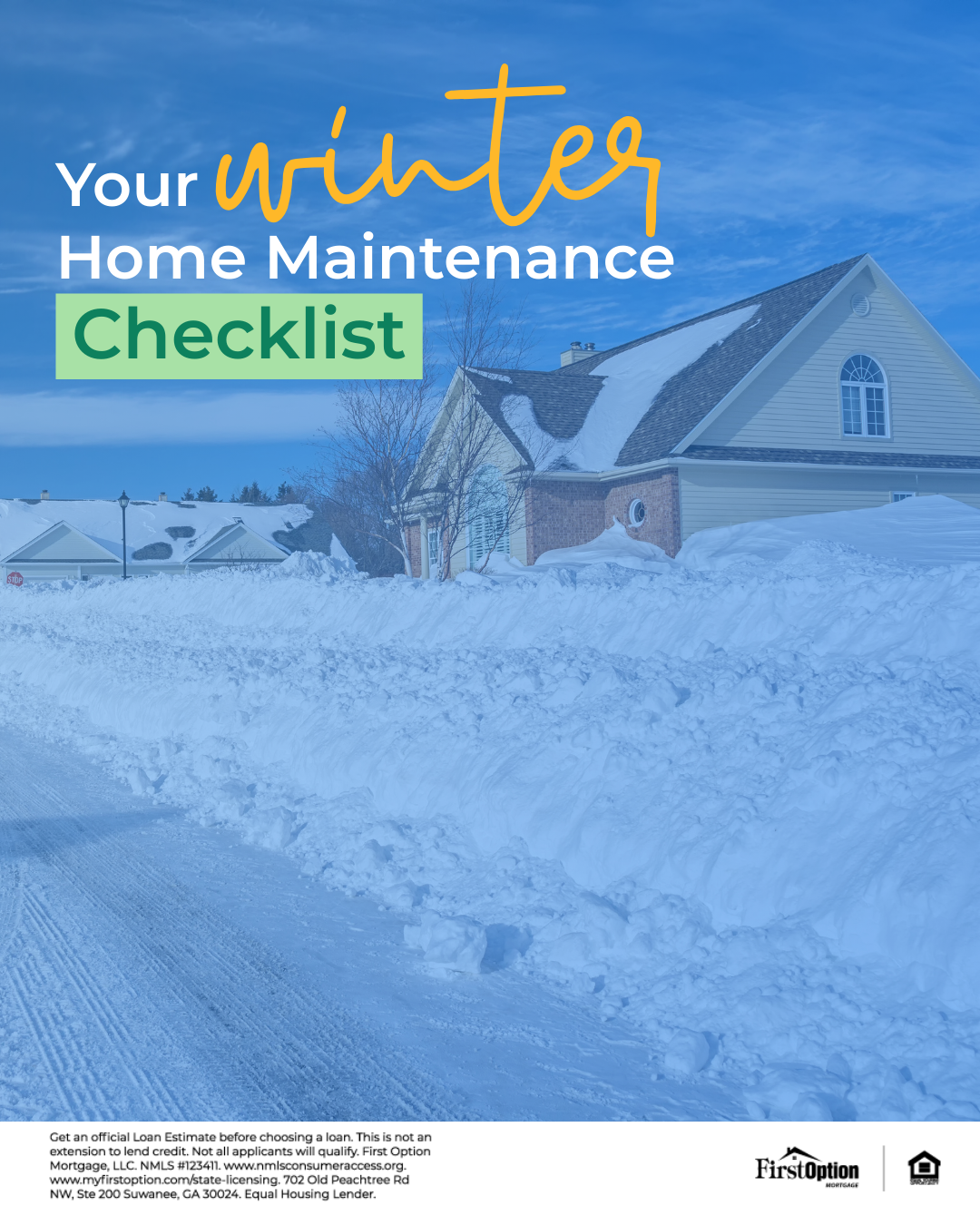 Your Winter Home Maintenance Checklist